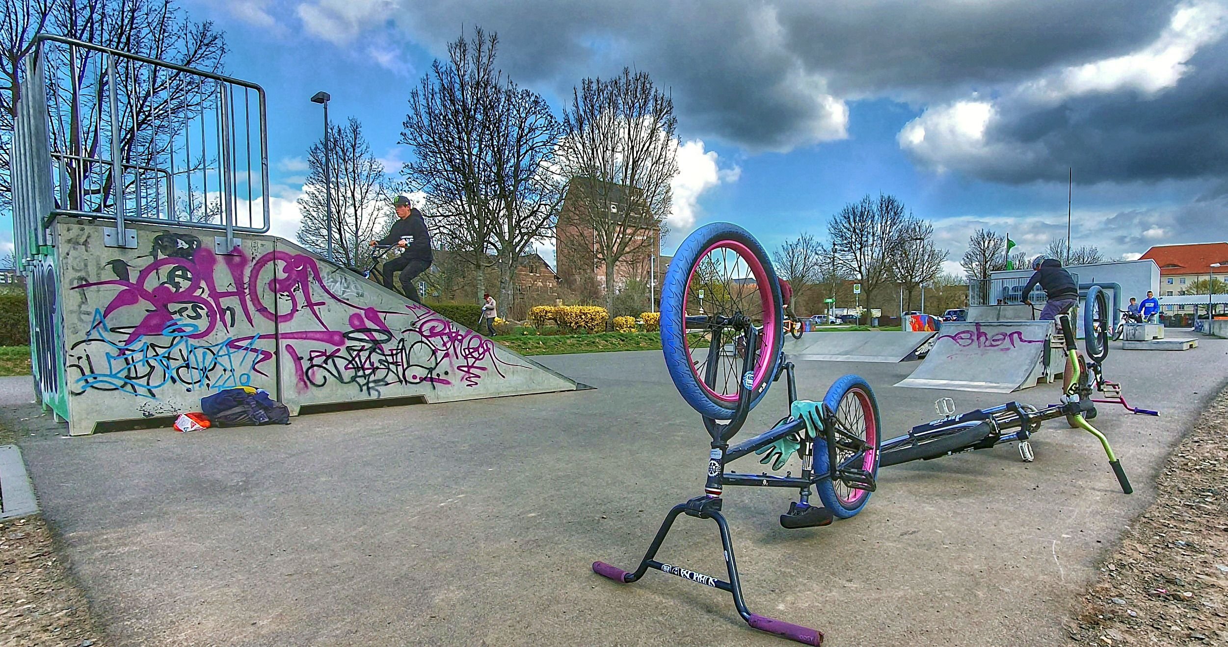 Ein Bikerpark auf dem alten Sportplatz?