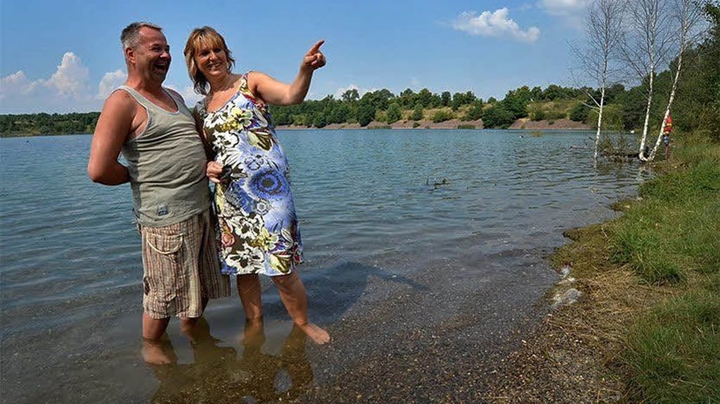 Seeland im Salzlandkreis: Seeland im Salzlandkreis: Badestrand in Frose ...