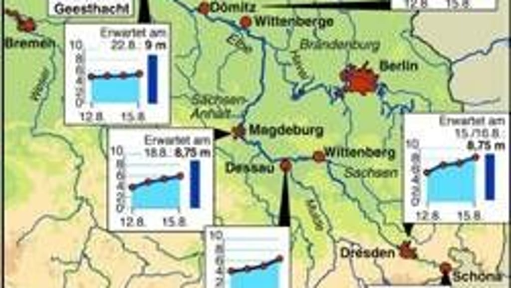Hochwasser-Katastrophe: Hochwasser-Katastrophe: Wird Bitterfeld überflutet?