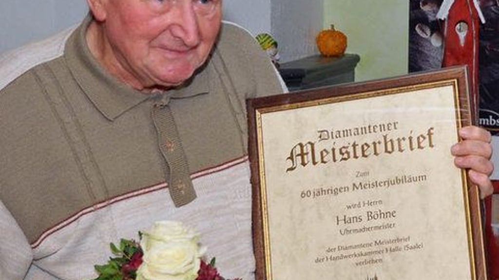 Handwerksbetriebe: Handwerksbetriebe: Diamantener Meisterbrief