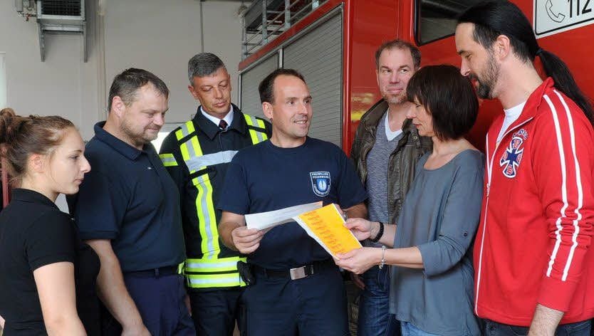 Unwetter in Eisleben: Unwetter in Eisleben: Dank an die Feuerwehr