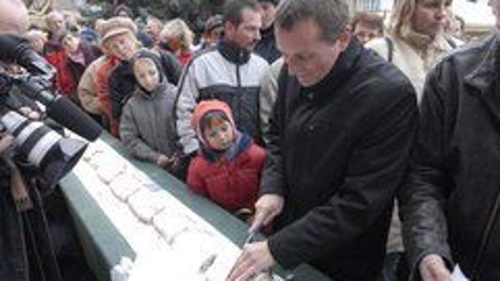 Die Stolle war 4,5 Meter lang