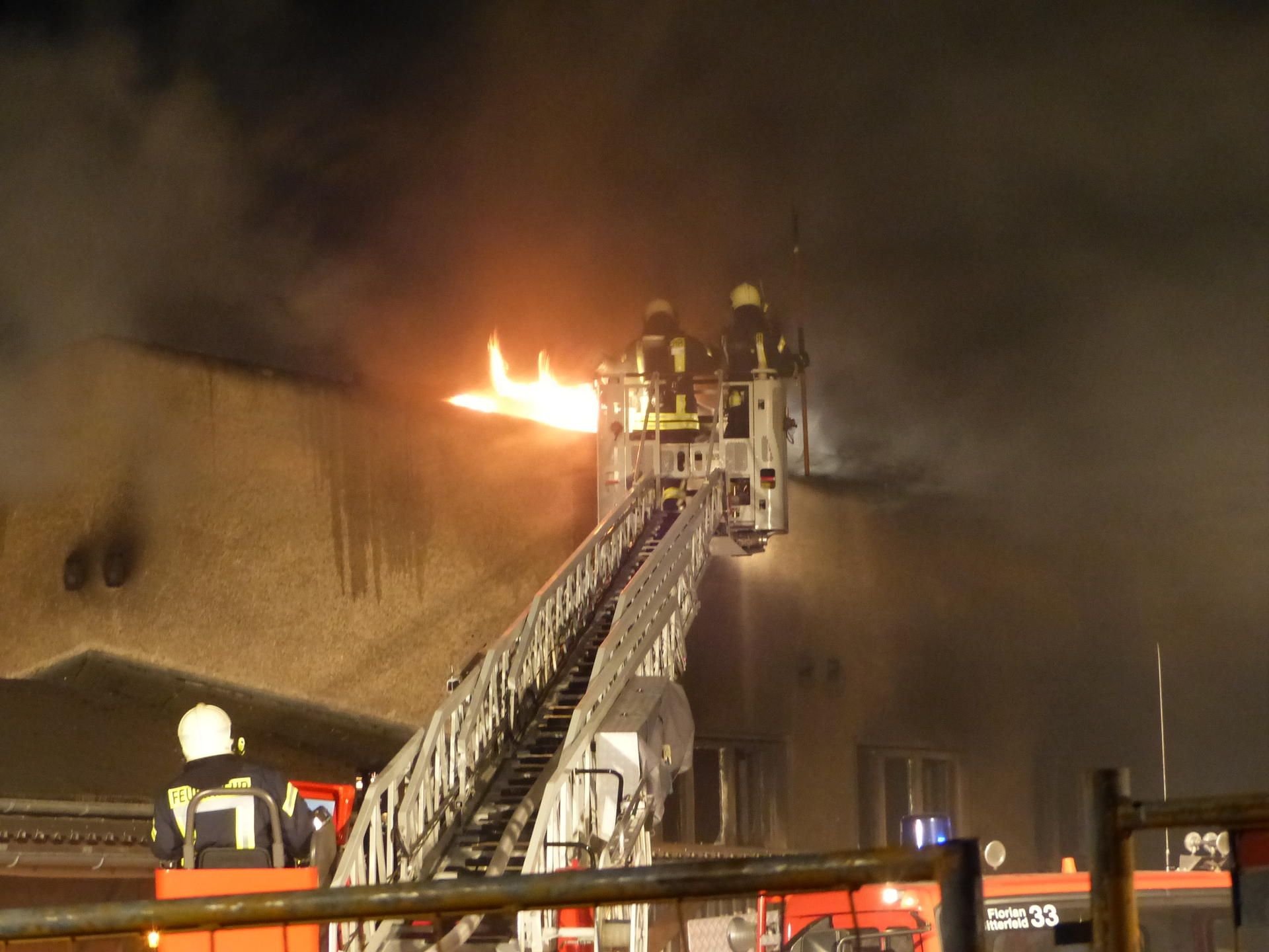 Feuer im Nova-Park: Etwa 40.000 Euro Schaden bei Brand in Bitterfeld