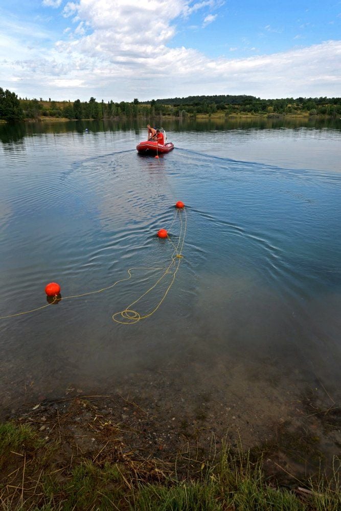 Froser See: Anbaden mit Überraschung