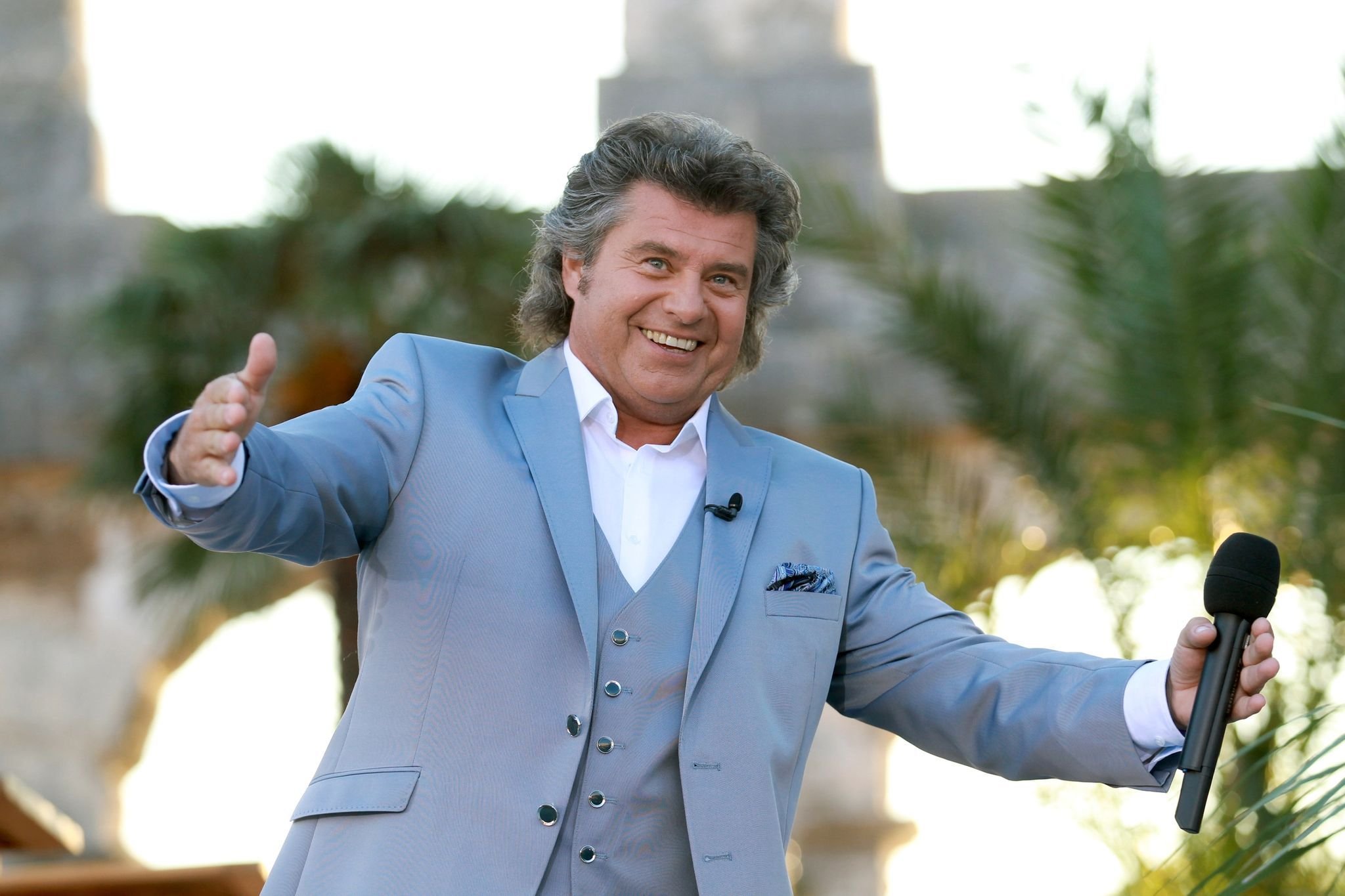 Schlagerstar Andy Borg baut Salat und Kürbisse an