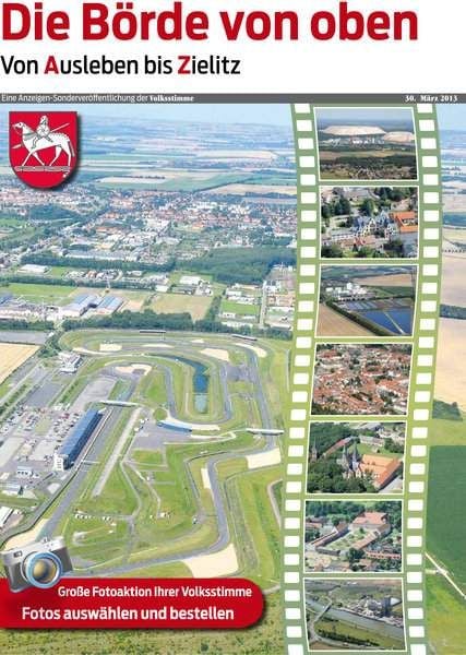 Extra-Beilage mit schmucken Luftbildern