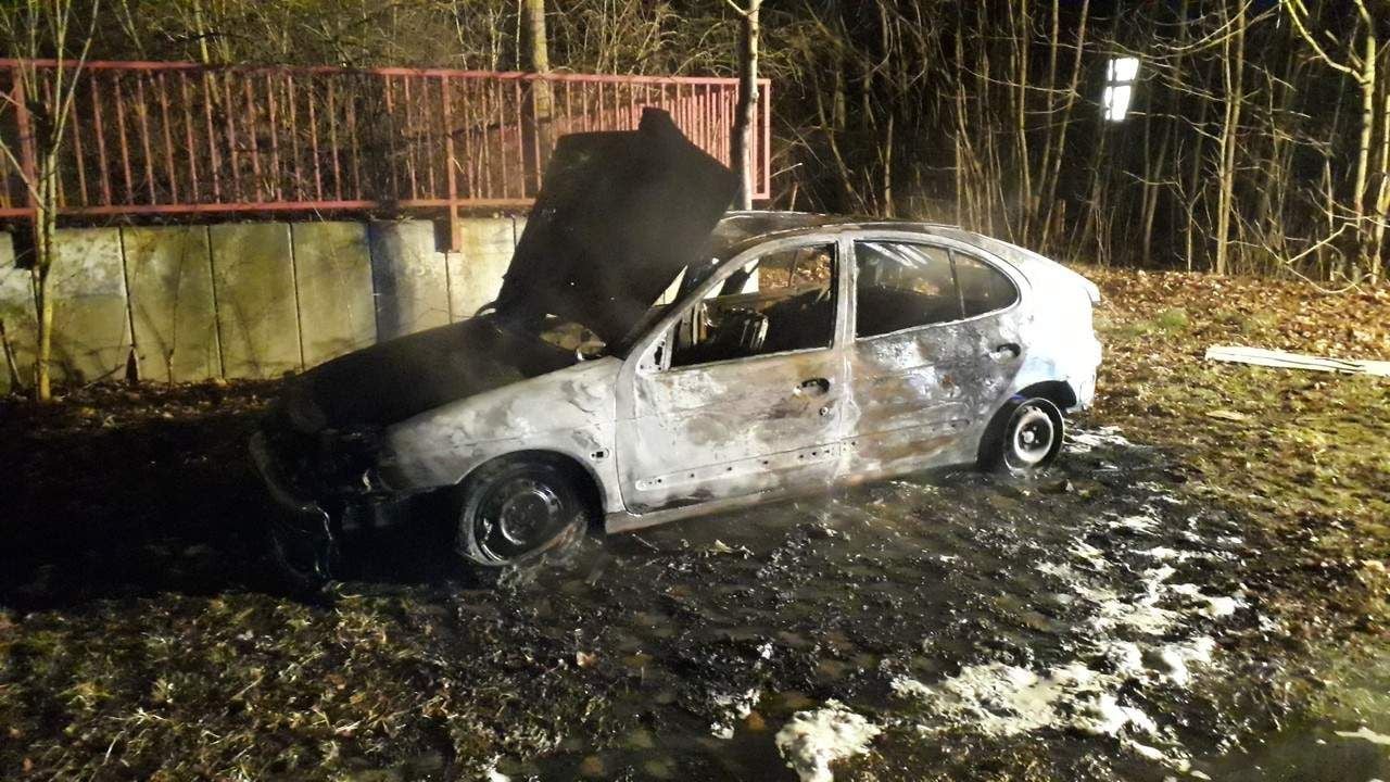 Auto brennt komplett aus