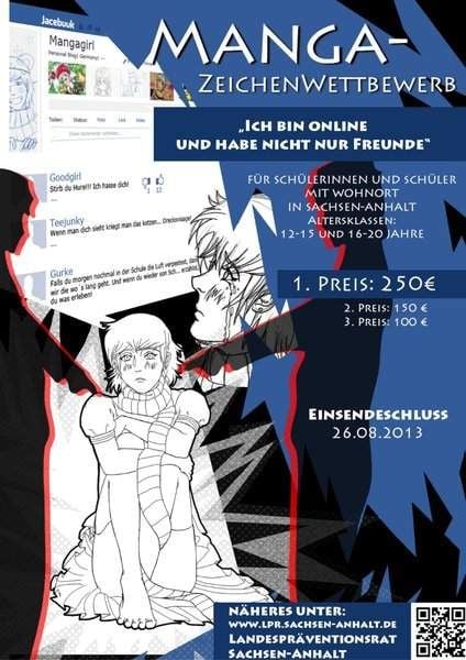 Manga-Fans zeichnen die Gefahren im Netz