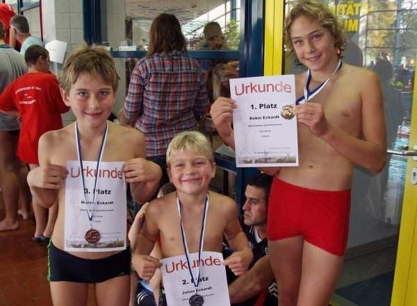 Sechsjähriger Julian Eckhardt gewinnt zwei Silbermedaillen