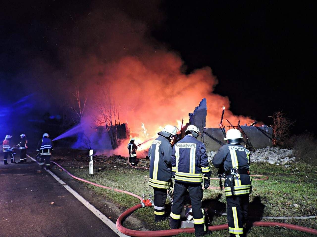 Gasflasche explodiert