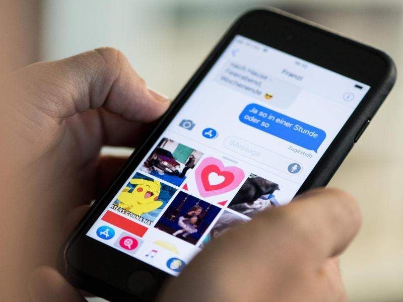 Bei iMessage Gif-Animationen einfügen