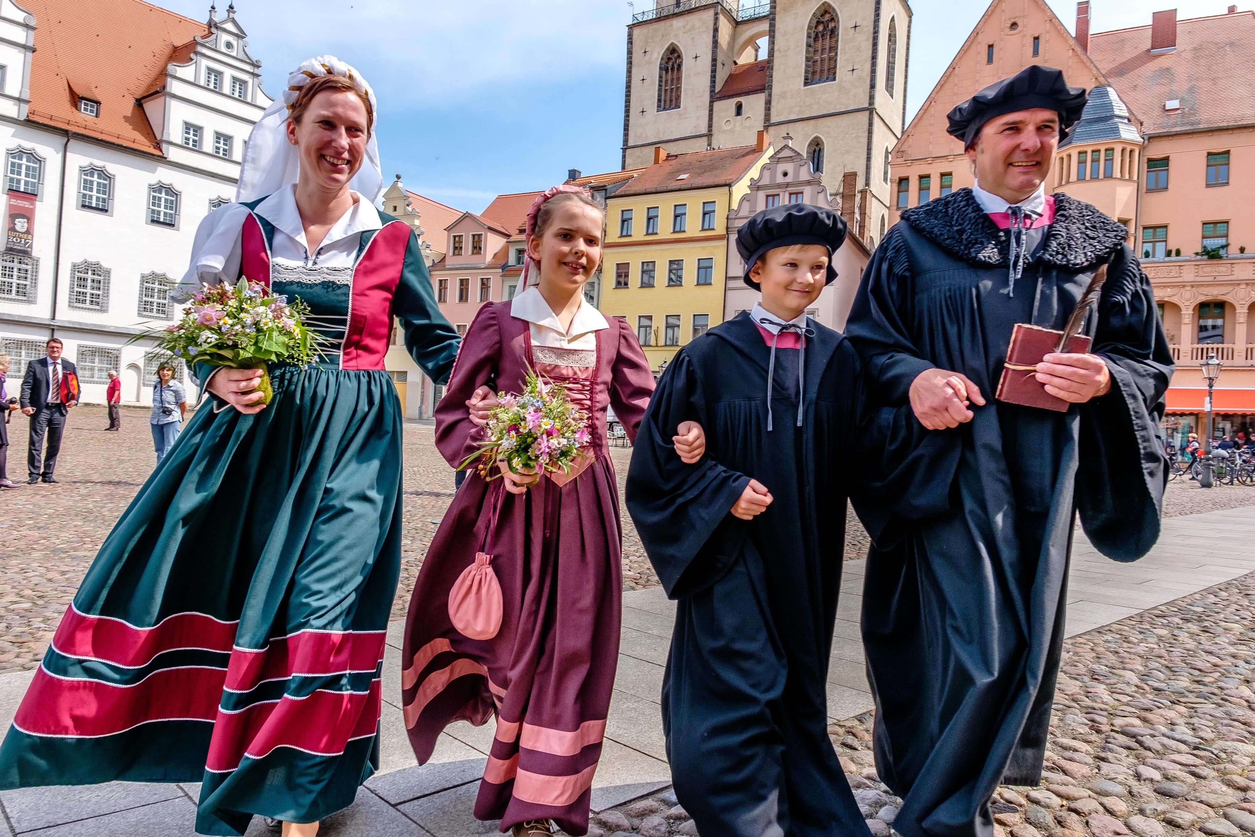 Stadtfest in Wittenberg: Paar für Luthers Hochzeit steht fest
