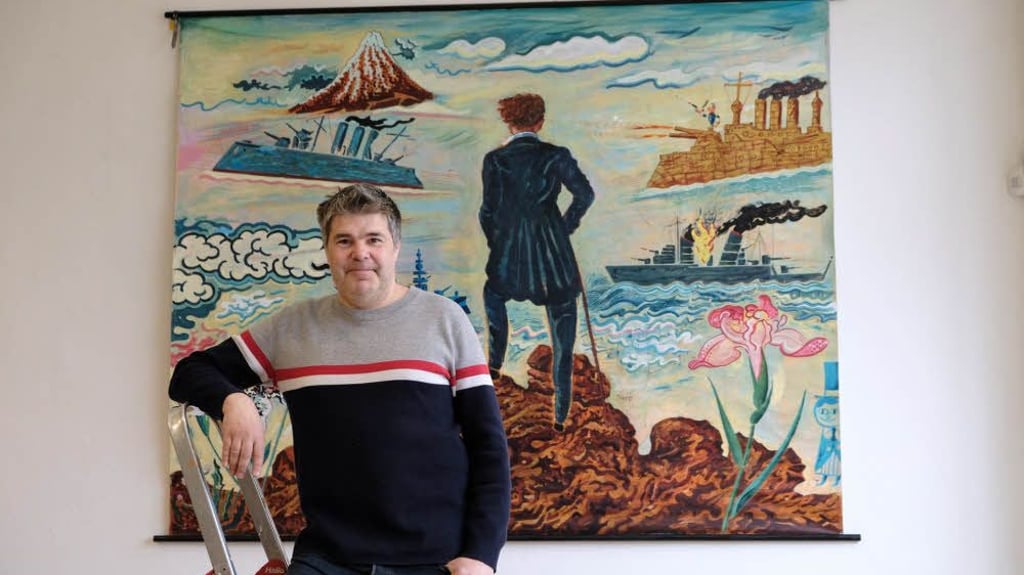 Comic-Zeichner mit Lehrstuhl: Ausstellung im Volkspark Halle (Saale ...