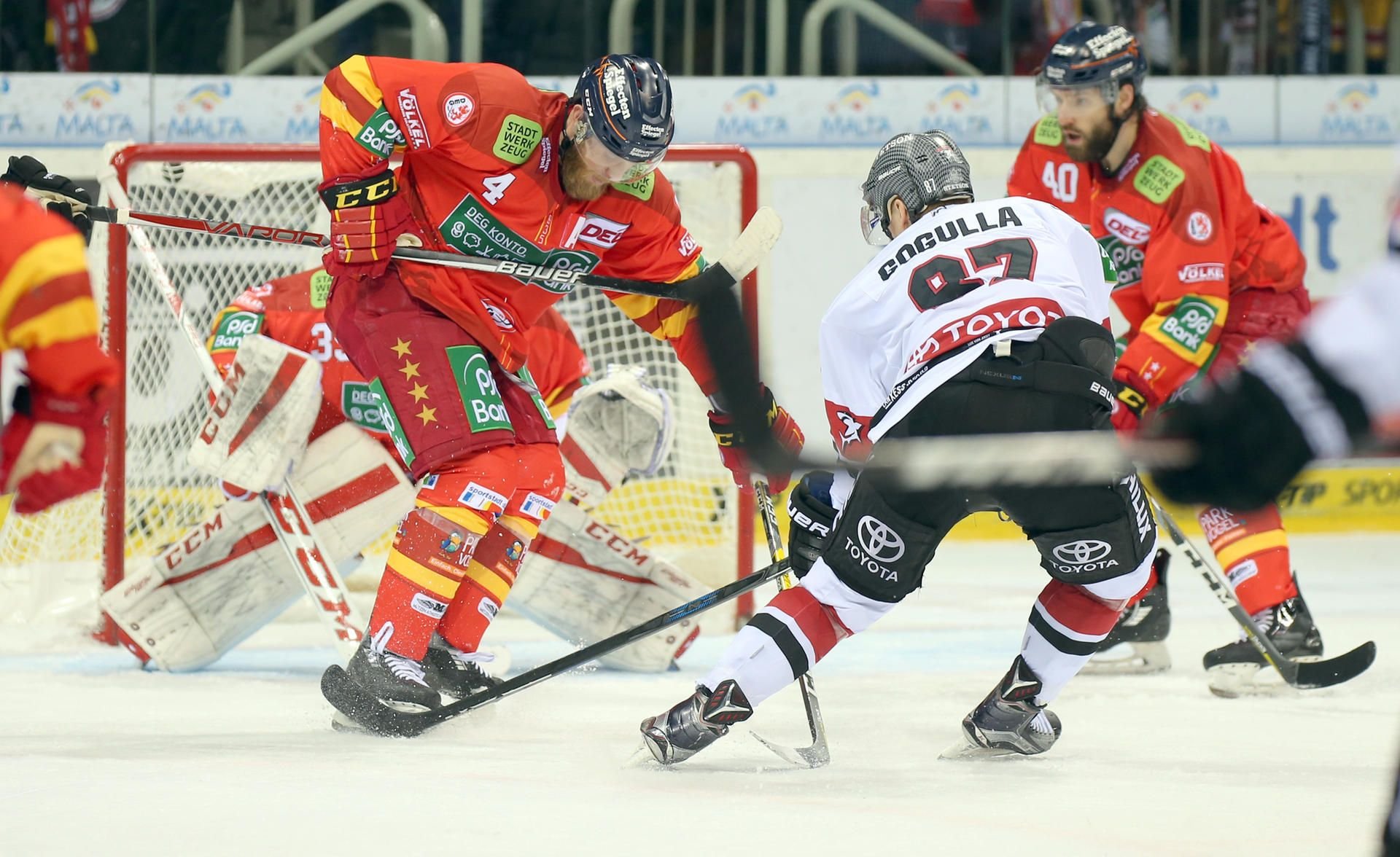 2:1 - Derbysieg : Düsseldorf: Kölner Haie besiegen den Düsseldorf EG ...