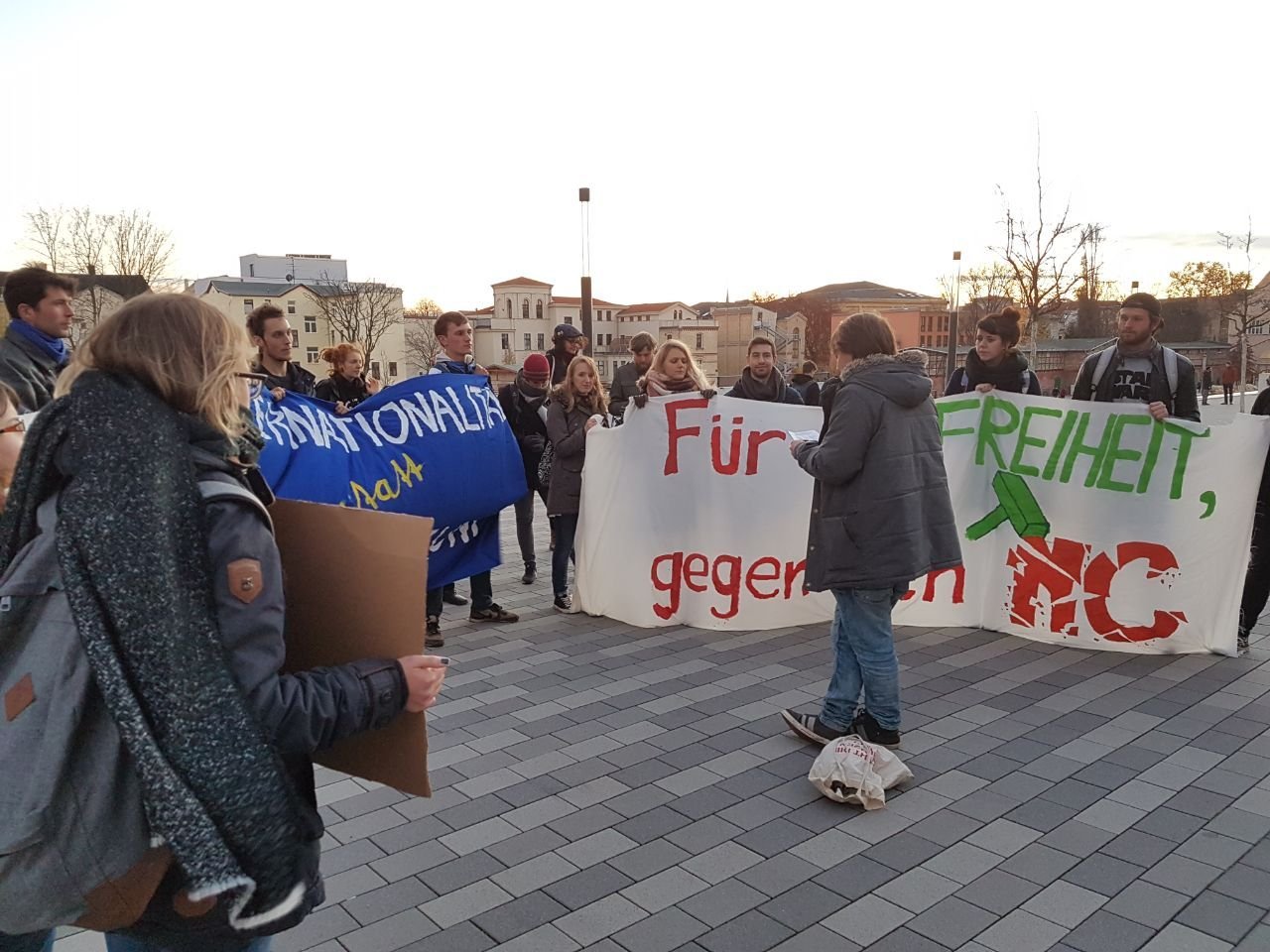 Studenten protestieren am Steintor-Campus: Weg mit dem Numerus Clausus