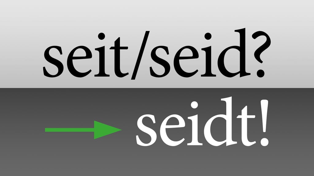 Seid seit oder seidt?: Seid seit oder seidt?: "MDR Aktuell" fällt auf ...