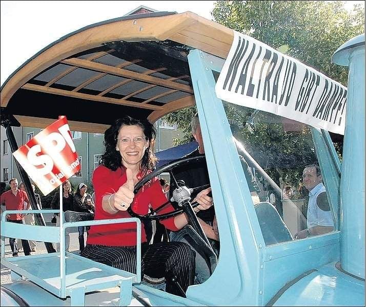 SPD-Frau Waltraud Wolff gibt Dampf