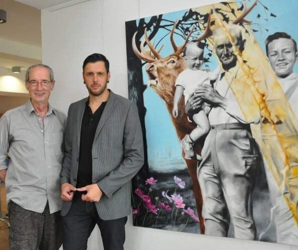 Maler Jan Focke zeigt Kunst, die aus dem Leben kommt