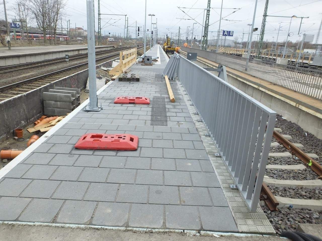 Rutschfrei über den Bahnsteig