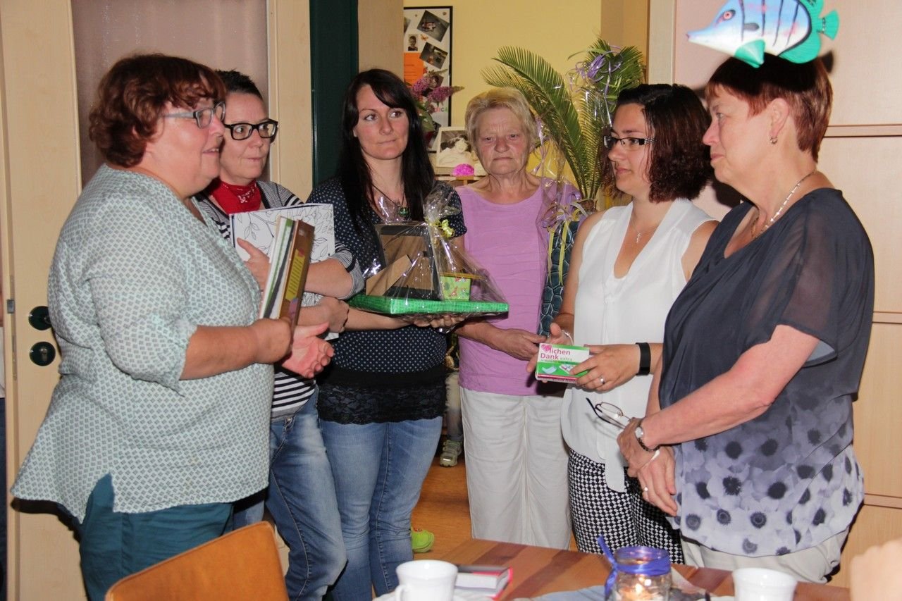 Lachen und Weinen zum Abschied