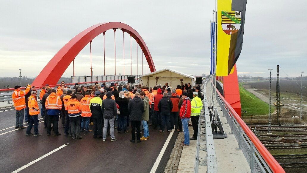 B6n: B6n: Freie Fahrt zwischen Kleinpaschleben und Köthen