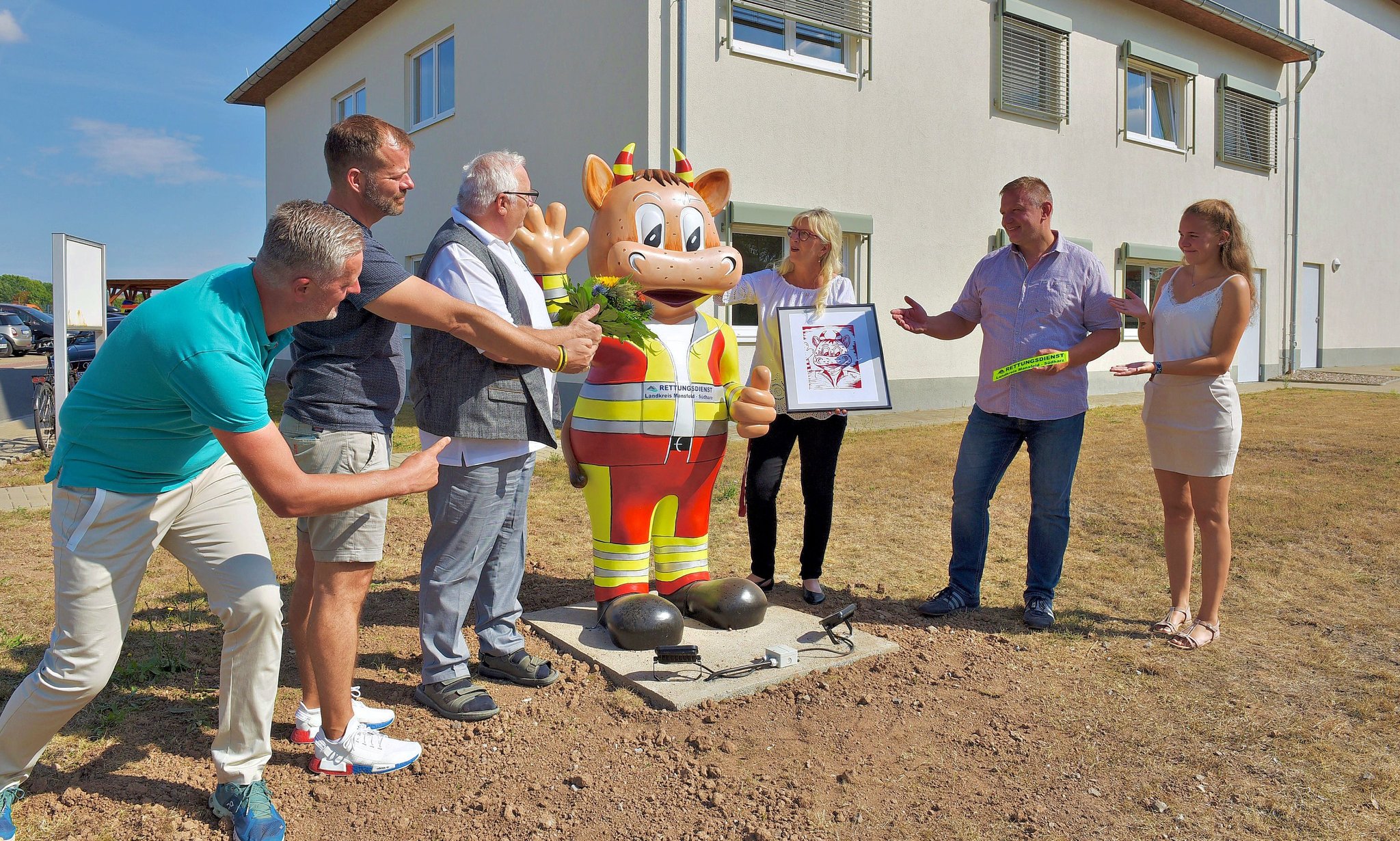 Maskottchen des Eisleber Wiesenmarkts: Rettungsdienst MSH bekommt einen ...