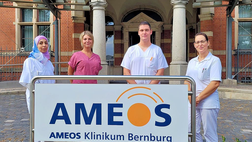 Gesundheitstwesen: Fachkräftezuwachs bei Ameos in Bernburg