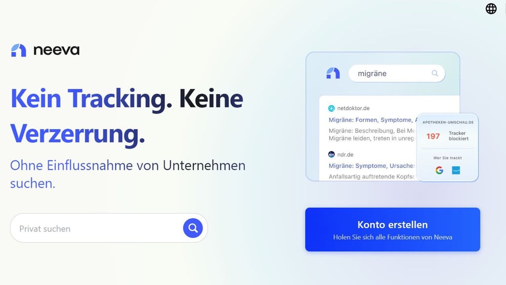 Neue Suchmaschine: Neeva macht Google mit werbefreier Suche Konkurrenz Neue Suchmaschine: Neeva macht Google mit werbefreier Suche Konkurrenz