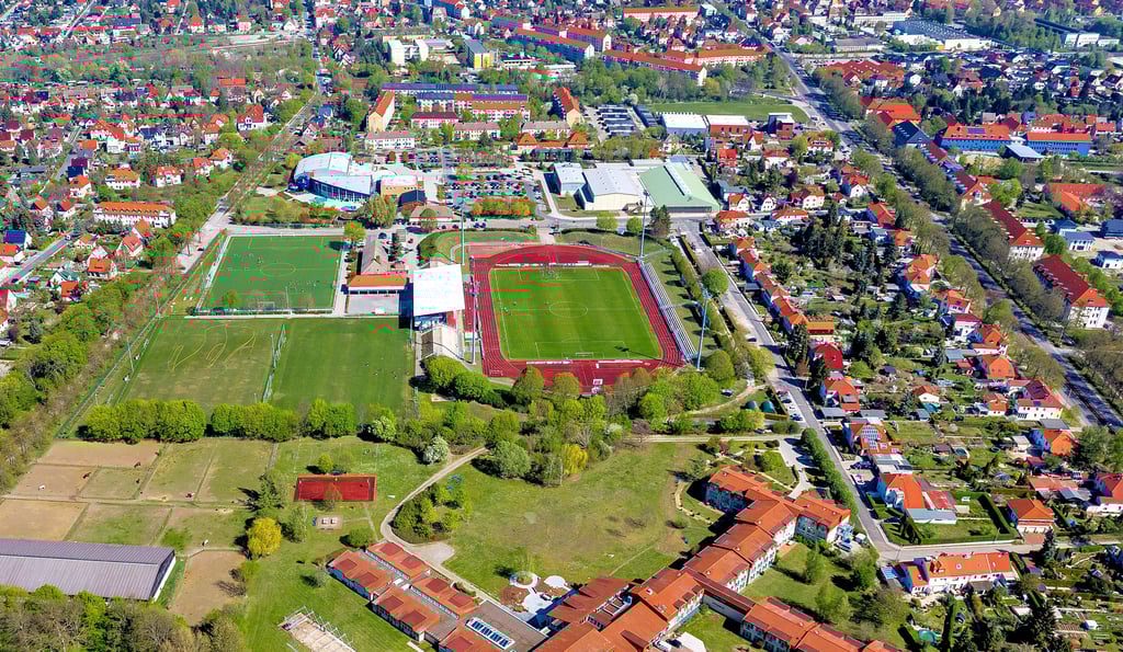 Für Tourismus und Vereine: Was rund um das Stadion-Areal in Halberstadt geplant ist