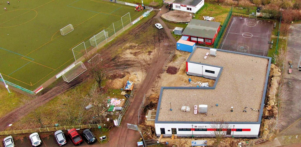 Neubau: Sportlerheim in Barleben steht vor der Eröffnung