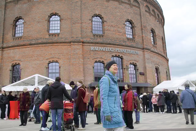 Neues Planetarium in Halle: Eröffnungswochenende lockt Tausende Besucher an