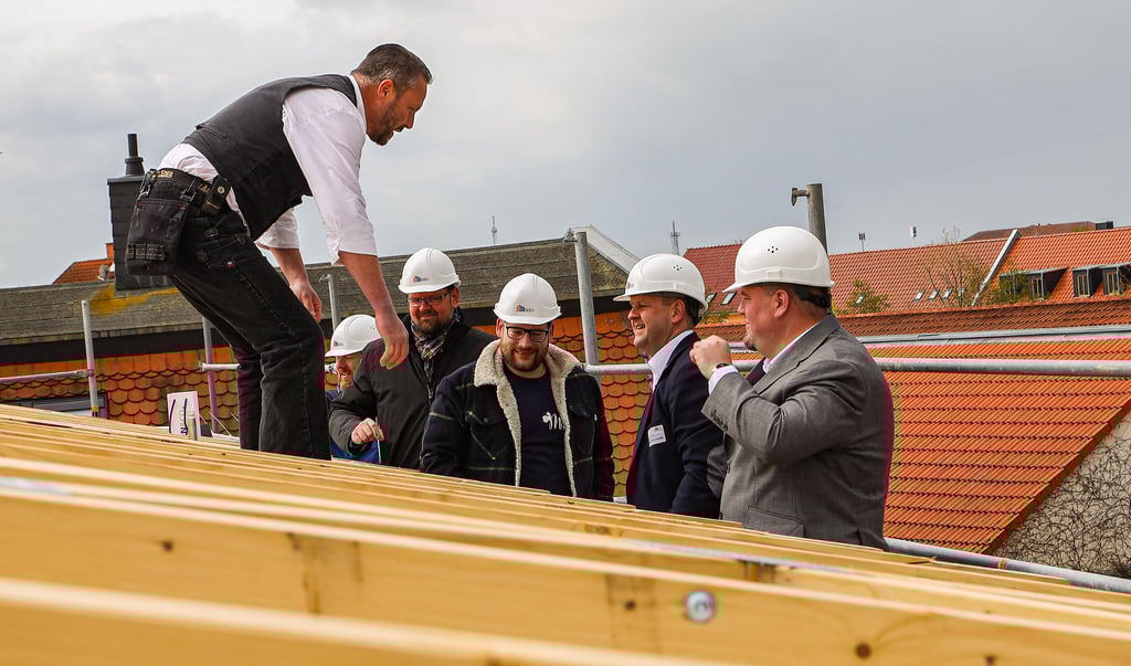 Richtfest: Tradition trifft Moderne