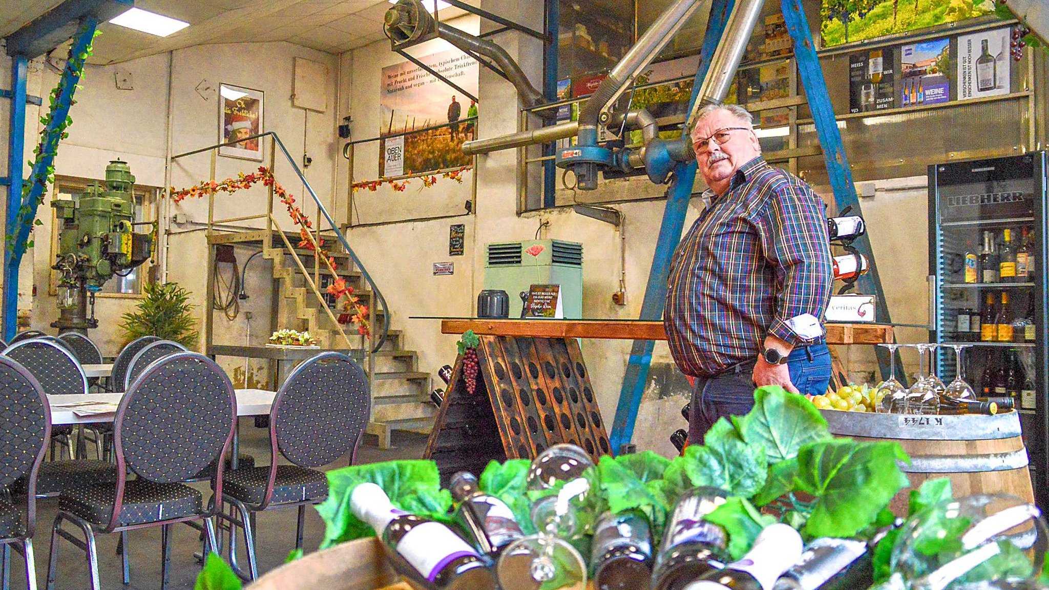 Seit 24 Jahren im Weinhandel: Edelfried Schimmel aus Reuden bei Kemberg ...