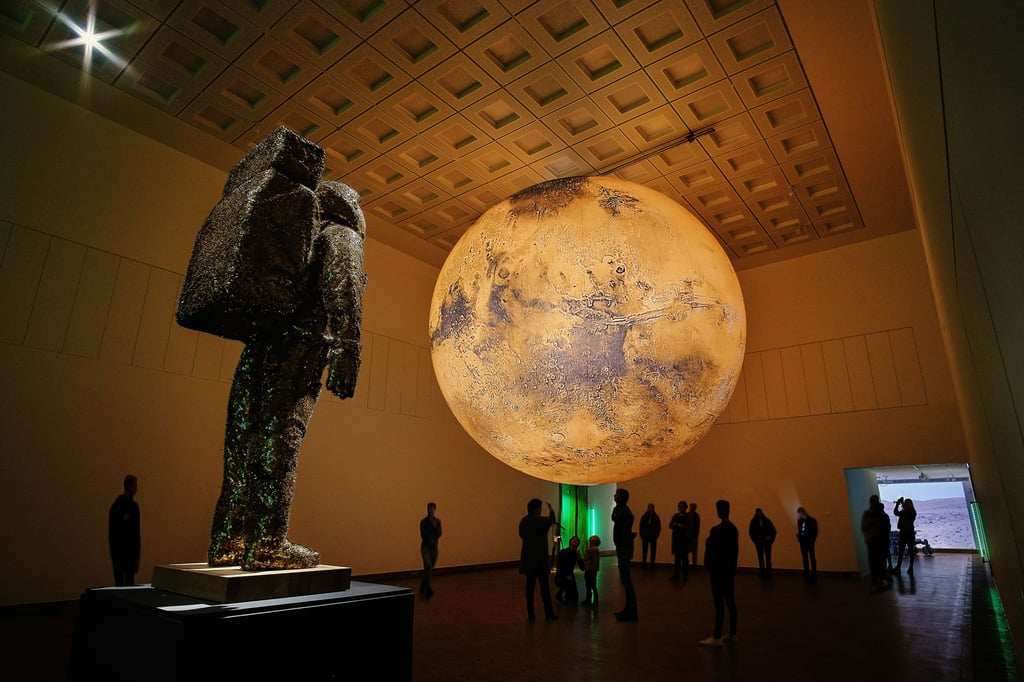 Originalfotografien der Nasa: Sieben Meter große Mars-Installation soll ...