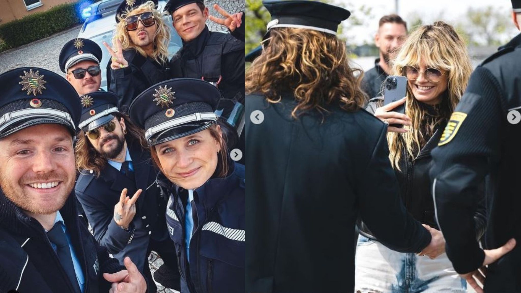 Polizei Sachsen: Verhaftet? Magdeburger Band Tokio Hotel und Heidi Klum ...