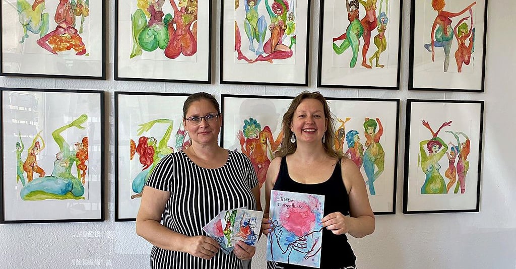 Schönebeck: Akt-Bilder von Elfi Nitze in Galerie ausgestellt