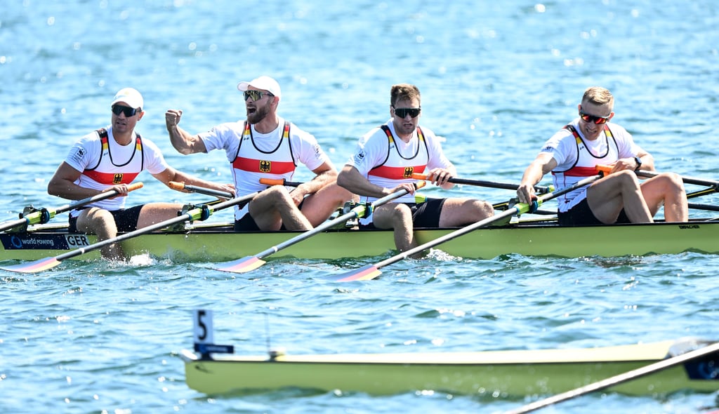 Rudern: Max Appel vom SCM jubelt Paris entgegen