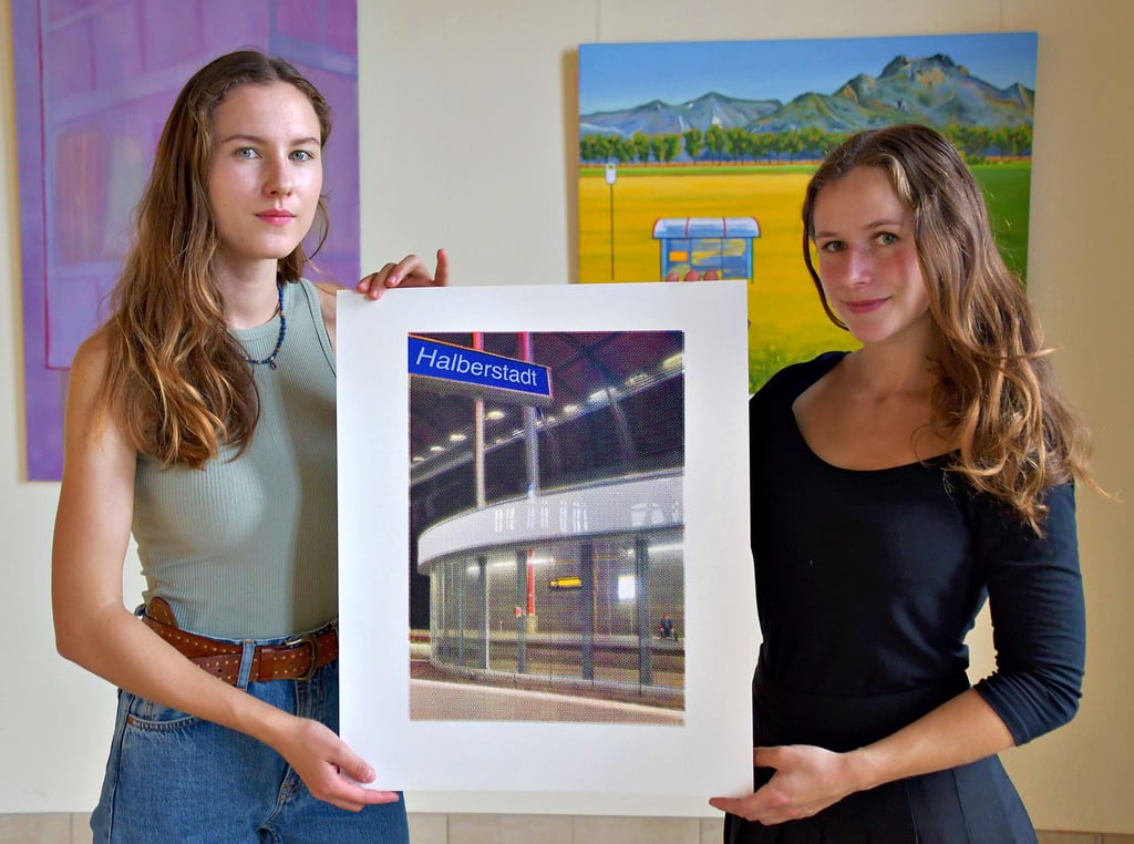 Kunstausstellung: Im Kulturbahnhof Halberstadt: Junge Künstler ...