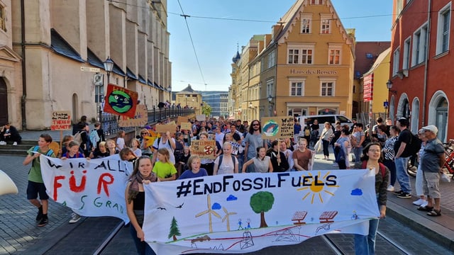 Fridays for Future: Klimastreik für Klimaschutz in Halle im Video