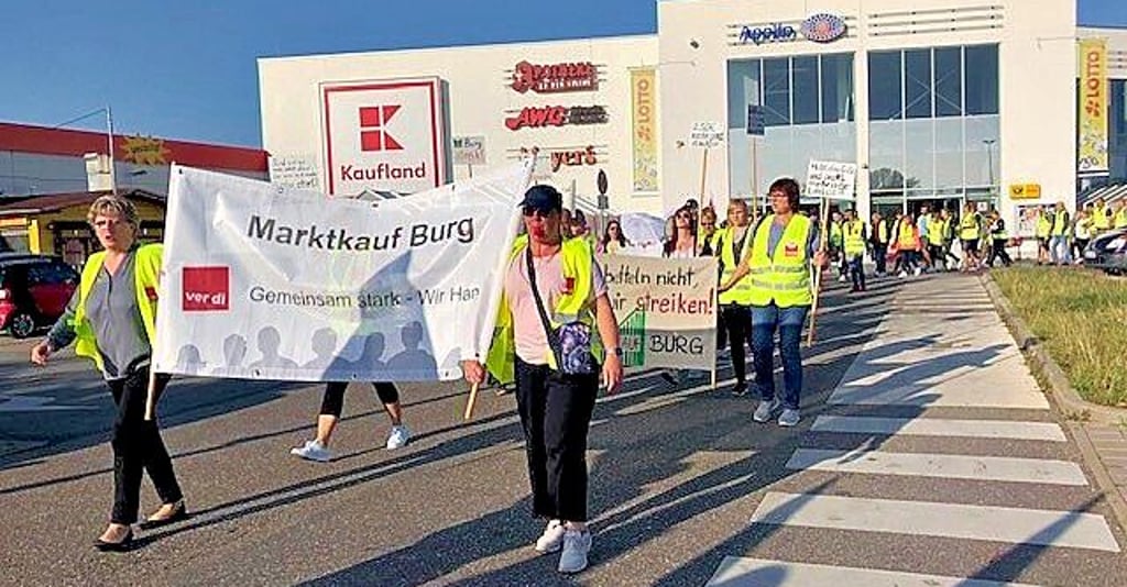 Marktkauf: Nächste Streikrunde in Burg