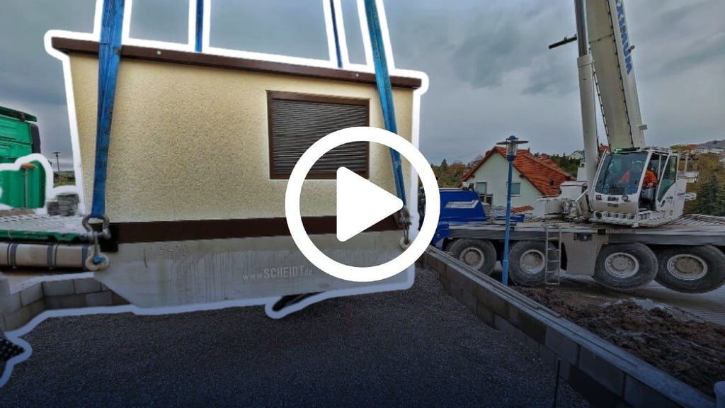 Mit Video: 80 Tonnen schwerer Maximum-Kran setzt neues Trafohaus in ...