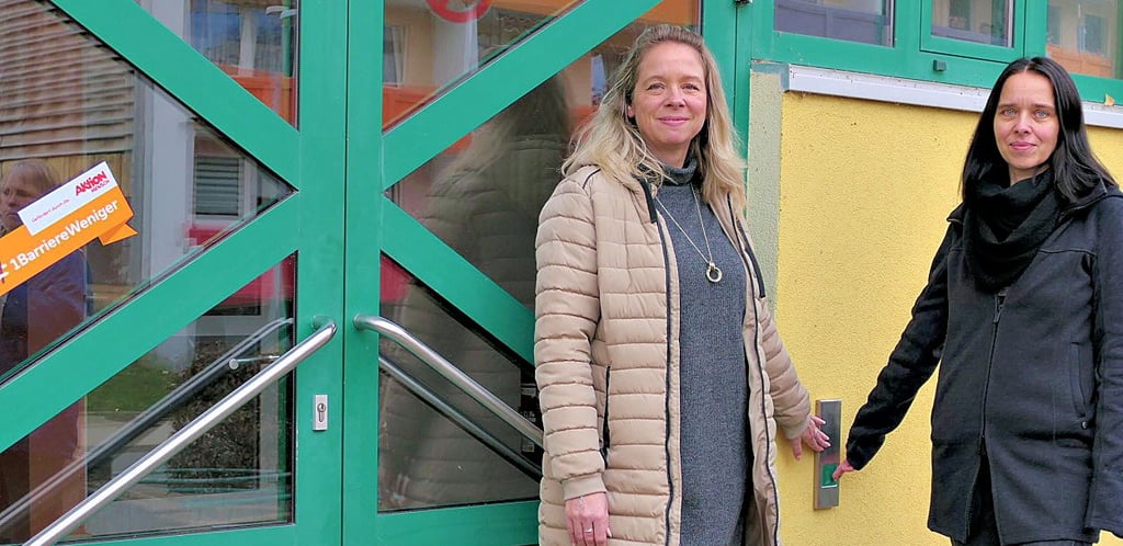 Barrierefreiheit: Tür vom Staßfurter Bürgerhaus kein Hindernis mehr