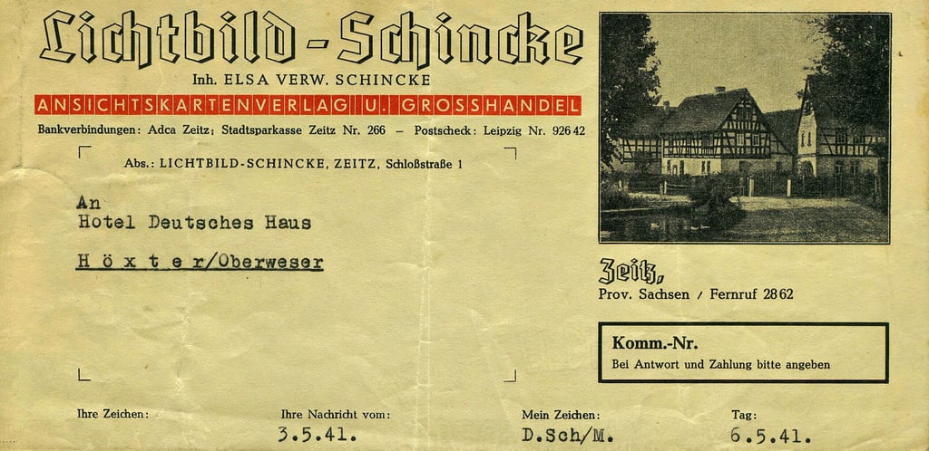 Zeitzer Heimatgeschichte: Lichtbild-Schincke: Ansichtskarten made in ...