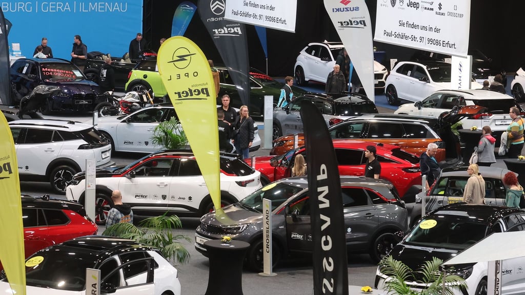 Automobilmesse: Hoher Besucherandrang bei Automesse in Erfurt