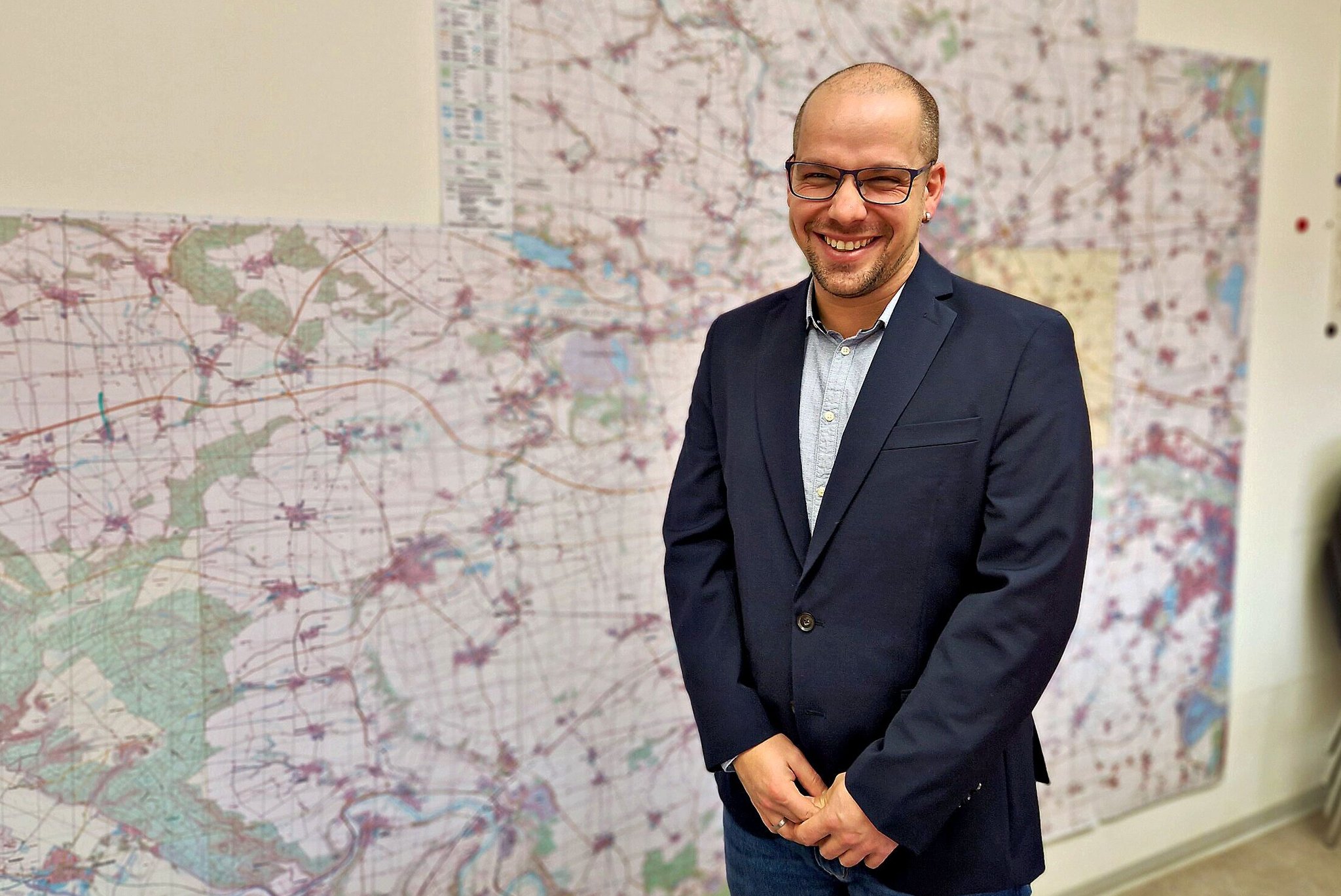 Neuer Amtsleiter Im Saalekreis: Benjamin Otto widmet sich den Themen Brand- und Katastrophenschutz