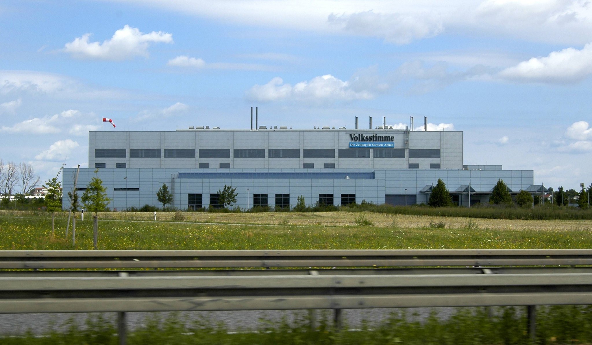 Besichtigungen des Druckzentrums der Volksstimme in Barleben ...