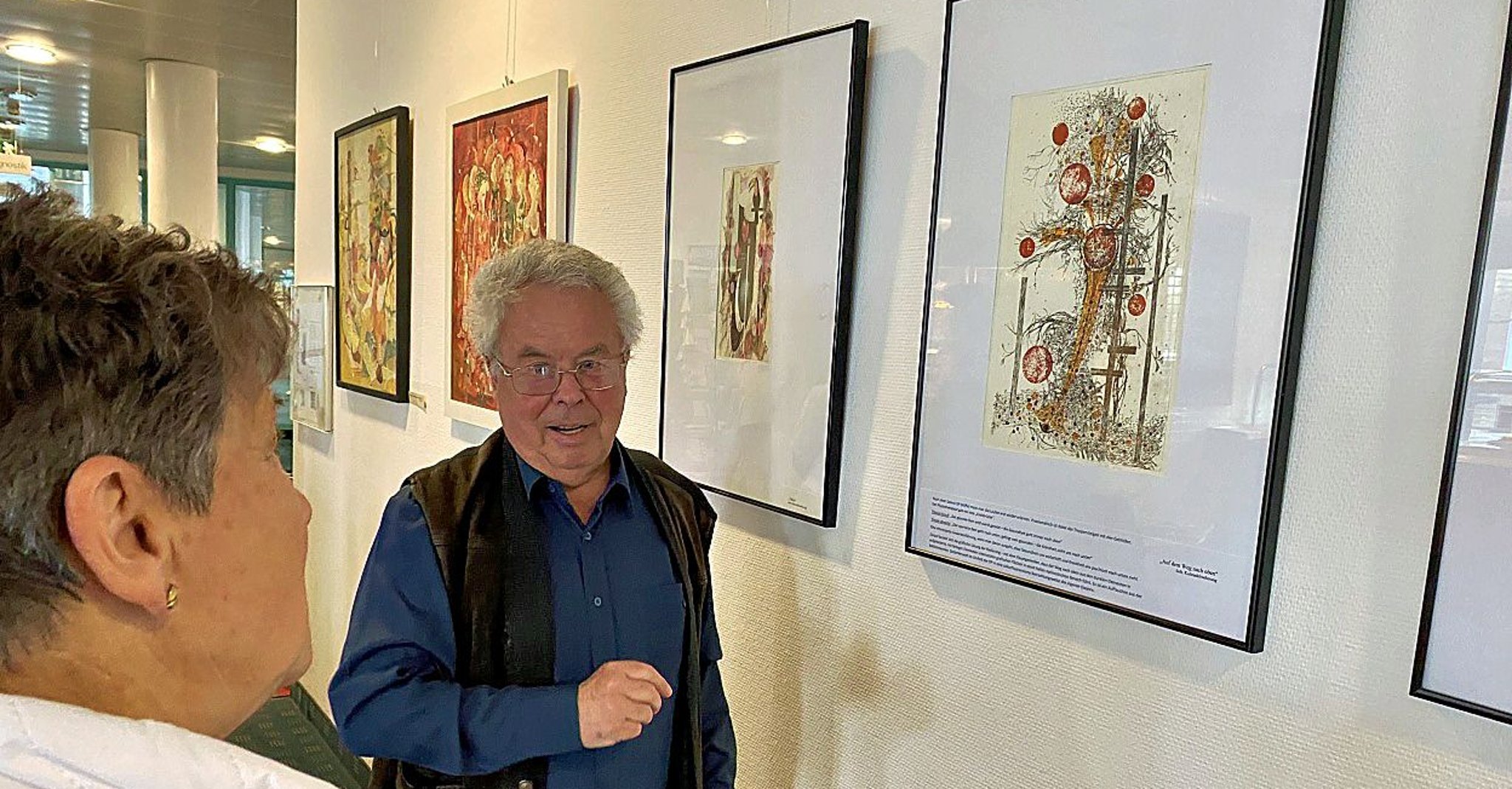 Gesundheit und Kunst: Klaus Feser war einst Patient in der Reha-Klinik ...