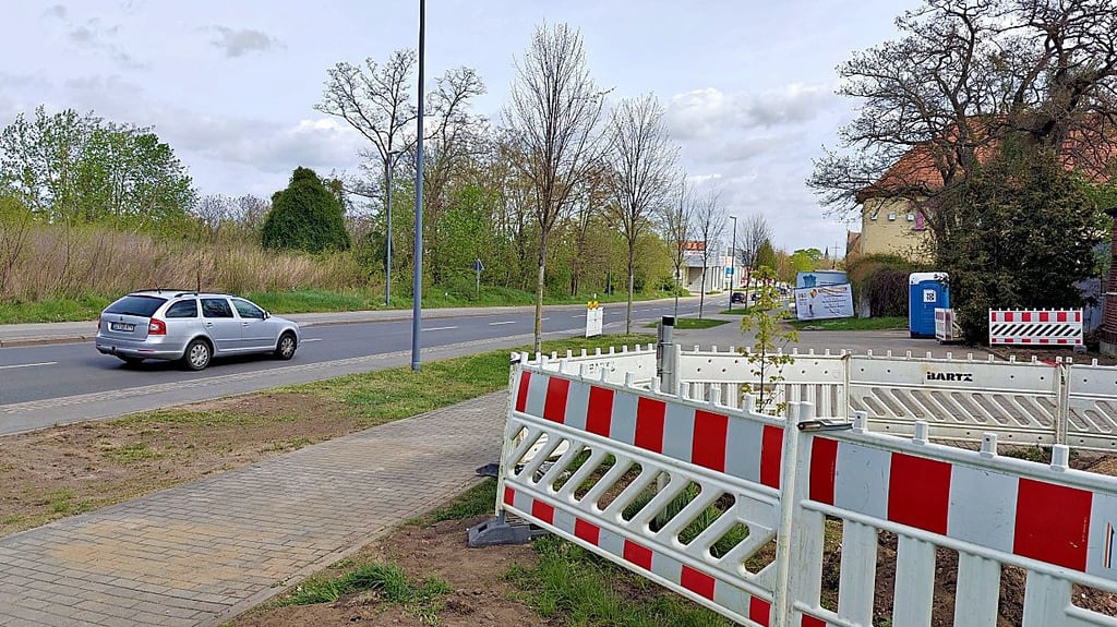 Aufatmen in Bitterfeld: Einspurige Sperrung vor Kastanienschule aufgeben Wieder freie Fahrt auf ...