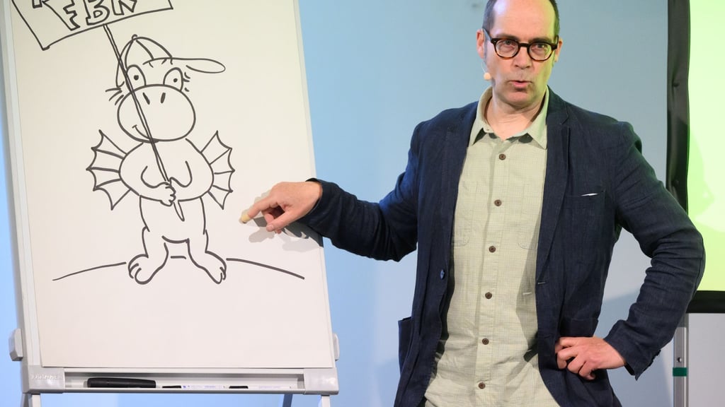Kinderbuch: „Drache-Kokosnuss“-Autor Ingo Siegner ermuntert zum Vorlesen