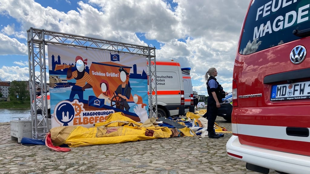 Unfälle: Hüpfburg-Unfall in Magdeburg: Polizei ermittelt
